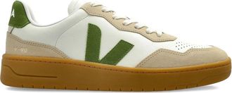 Veja V-90 Leather Suede Sneakers