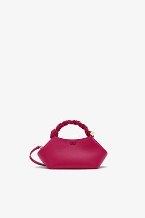 Ganni Petit sac Bou rouge grain&eacute; Persian - Pour Femme
