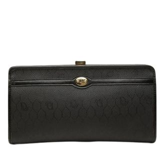 Dior Pre-owned Canvas Kiss Lock Clutch - - Pre-owned - Damen - Schwarzk - ONE SIZE