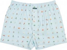 Arthur Cale&ccedil;on de Nuit Homme Camping - Coupe Fran&ccedil;aise - Ceinture &Eacute;lastiqu&eacute;e - Coton Issu de lagriculture Biologique - Celadon - Taille L