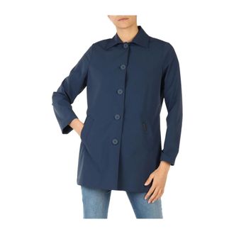 Museum Single-Breasted Coats - - Coats - Damen - Blau - 2XS