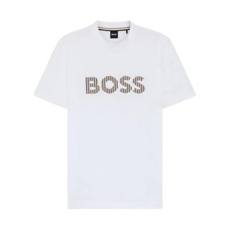 HUGO BOSS Homme, Tops, Blanc, Taille: XL Thompson T-Shirt