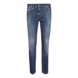 Fay Stretch Denim Blue Jeans - - Jeans - Herren - Blau - W38