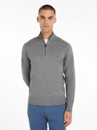 Tommy Hilfiger Troyer ESSENTIAL COTTON ZIP MOCK