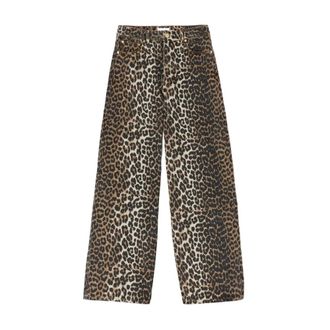 Ganni Essentials Print Denim Lari Jeans - - Jeans - Damen - Mehrfarbig - W27 L33
