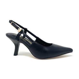 Janet & Janet Femme, Chaussures, Noir, Taille: 35 EU Escarpin Slingback
