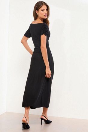 Lipsy Midikleid Lipsy Midikleid mit Schr&auml;gausschnitt, Regular (1-tlg)