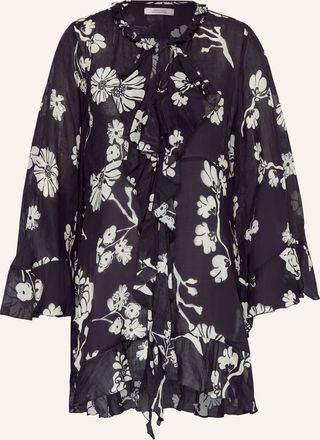 Dorothee Schumacher Dorothee Schumacher Blusenshirt Floral Daydream Mit 3/4-Arm Und Volants blau