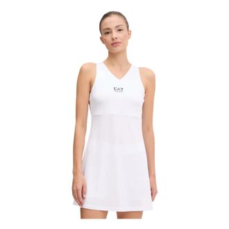 Emporio Armani Ventus7 Tennis Pro Dress - - Dresses - Damen - Wei&szlig; - XL