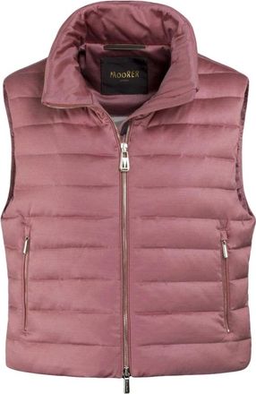 Moorer Femme, Vestes, Rouge, Taille: 36 FR Gladys Gilet