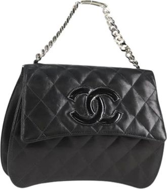 Chanel Pre-owned Cuir sacs-main - Femme - Pre-owned - Noir - Taille: ONE Size