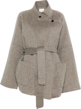 Viktoria Chan Wool Belted Single-breasted Coat