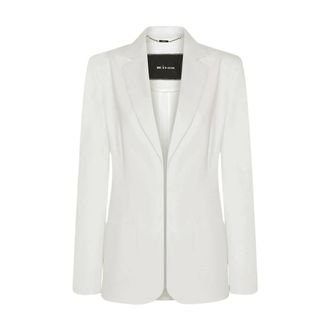 Kiton Jacket Linen - - Jackets - Damen - Wei&szlig; - M