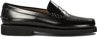 Sebago Homme, Chaussures, Noir, Taille: 44 1/2 EU Mocassins Noirs pour Homme