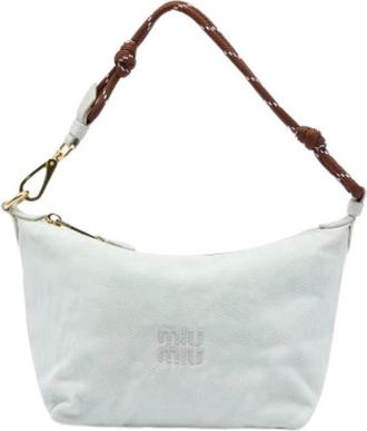 Miu Miu Pre-owned Coton sacs-main - Femme - Pre-owned - Blanc - Taille: ONE Size