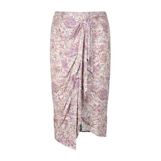 Isabel Marant Paisley Draped Midi Rock - - Skirts - Damen - Mehrfarbig - S