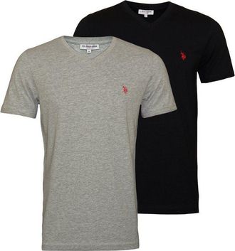 U.S.Polo Association T-Shirt Shirts 2er Pack V-Neck T-Shirts