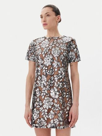 Michael Kors Coctailkleid MS582WRHDE Silberfarben Regular Fit