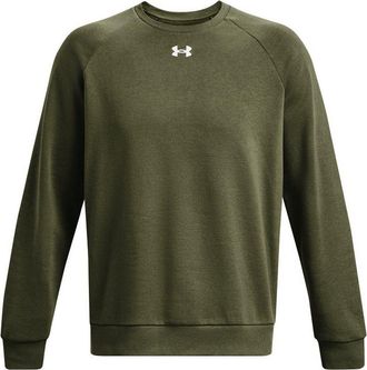 Under Armour Sweatshirt UA RIVAL FLEECE CREW MARINE OD GREEN