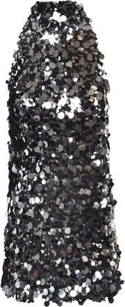 Jucca Femme, Robes, Noir, Taille: 38 FR Hauts sans manches