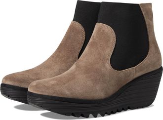FLY London Fly London Damen Yade398fly Chelsea-Stiefel, Taupe, 36 EU