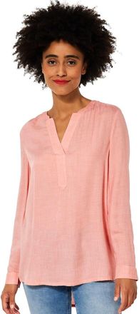 Street One Damen A343449 Longbluse, Sunset Coral Melange, 36