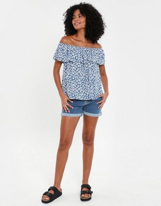 Threadbare Blusentop THB Coronation Bardot Top im sommerlichen Look