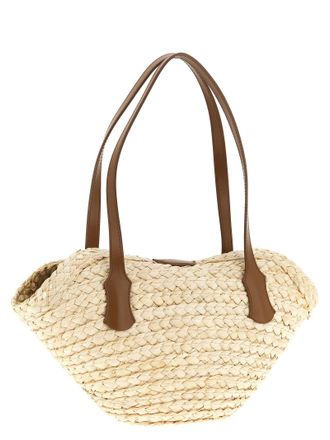 Dolce & Gabbana Womens Beige Cork Shoulder Bag