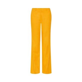 Marella Wide Hosen - - Trousers - Damen - Orange - XS