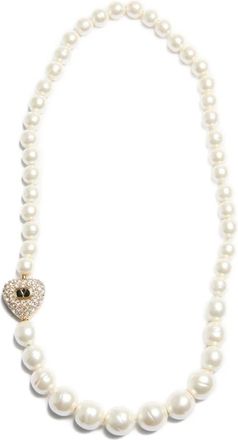 Valentino Garavani collier Coeur Royal - Blanc