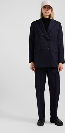 Eden Park Veste Blazer &Agrave; Double Boutonnage Bleu Marine Coupe Modern