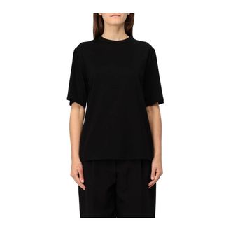 The Row Femme, Tops, Noir, Taille: 38 FR T-shirt Coupe D&eacute;contract&eacute;e