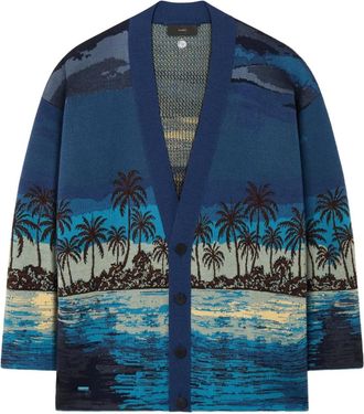 Alanui Lost in the Blue Cardigan - Blau