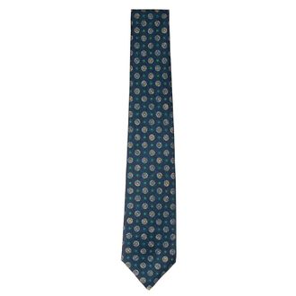 Kiton Homme, Accessoires, Bleu, Taille: ONE Size Cravate Sept Plis