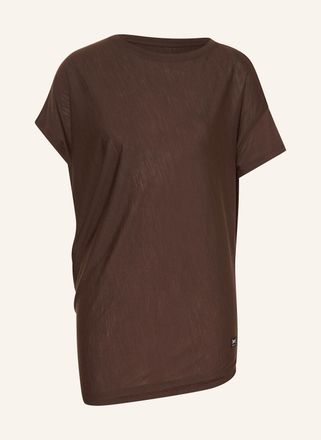 super.natural T-Shirt Yoga Loose Mit Merinowolle braun