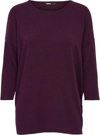 Only Onlglamour 3/4 Top Jrs Noos Femme Sweater, Vin, XL