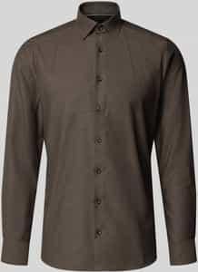 Olymp Level 5 Slim Fit Businesshemd mit Kentkragen
