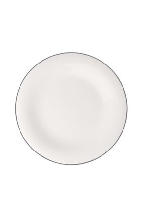 Villeroy & Boch Fr&uuml;hst&uuml;cksteller Grey Lines, Grau, Wei&szlig;, Keramik, rund, Essen & Trinken, Geschirr, Teller, Kuchenteller