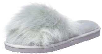 Flip*Flop Damen hairypool Hausschuh, Ice Grey, 42 EU