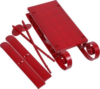 Hemobllo Mini Schlitten Weihnachtsdekoration Mit Skibrett Ornament Hängender Weihnachtsschlitten Schmuck Tisch Deko Element Für Weihnachten Party Und Festliche