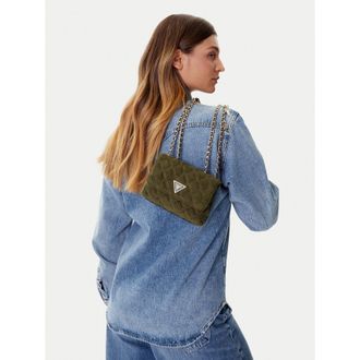 Guess Handtasche Guess Giully II Mini HWCG96 73740 Gr&uuml;n