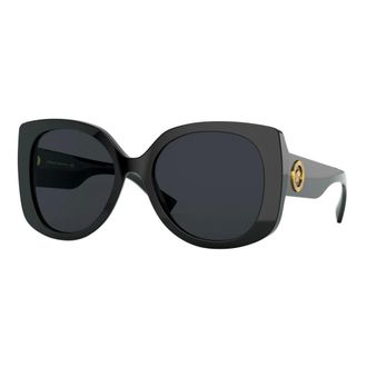 Versace Femme, Accessoires, Noir, Taille: 56 MM Medusa Icon Lunettes de soleil