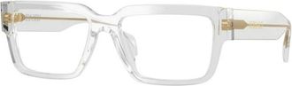 Versace Homme, Accessoires, Gris, Taille: 55 MM Monture optique