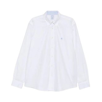 Brooks Brothers Regular Fit Oxford-Hemd mit Button-down-Kragen- b&uuml;gelfrei - - Shirts - Herren - Wei&szlig; - 2XL