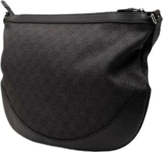 Gucci Pre-owned Vintage GG Denim Crossbody Bag - Femme - Pre-owned - Noir - Taille: ONE Size
