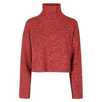 Roberto Collina Pull &agrave; col roul&eacute; court - Femme - Pulls - Rose - Taille: 40 FR
