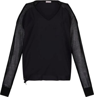 Liu Jo sweat &agrave; d&eacute;coupes - Noir