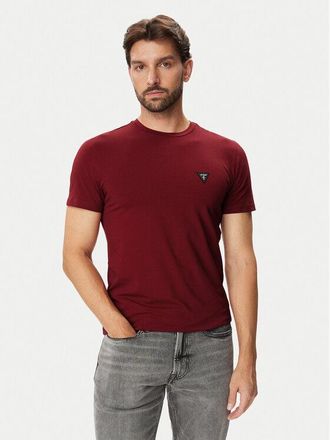 Guess T-Shirt U6BM01 K5385 Dunkelrot Regular Fit