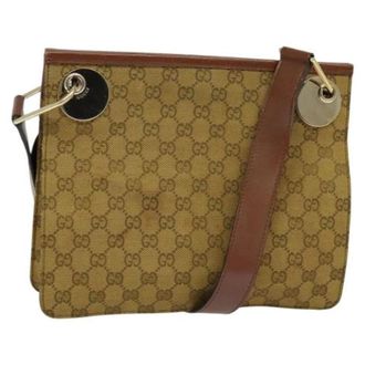 Gucci Pre-owned Toile sacs-gucci - Femme - Pre-owned - Beige - Taille: ONE Size