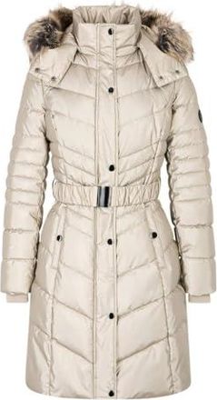 Morgan Doudoune Or matelass&eacute;e Effet satin&eacute; pourvue dun col &agrave; Capuche - Taille Numeric_38